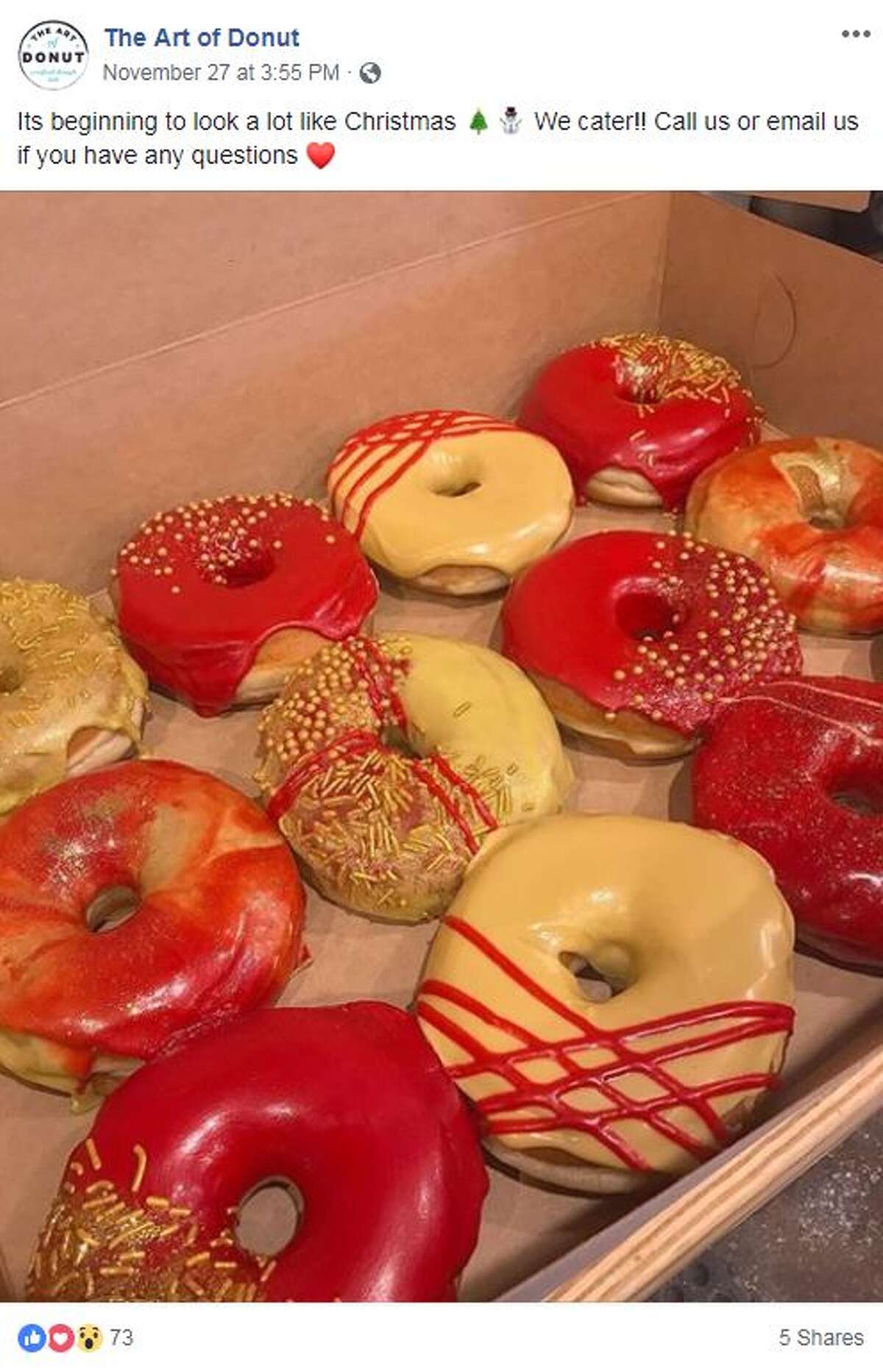Where to find holiday-themed doughnuts in San Antonio