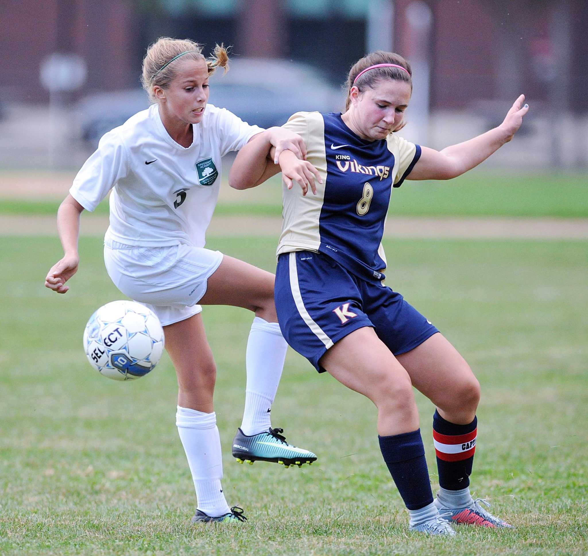 Greenwich Academy, Sacred Heart soccer players honored