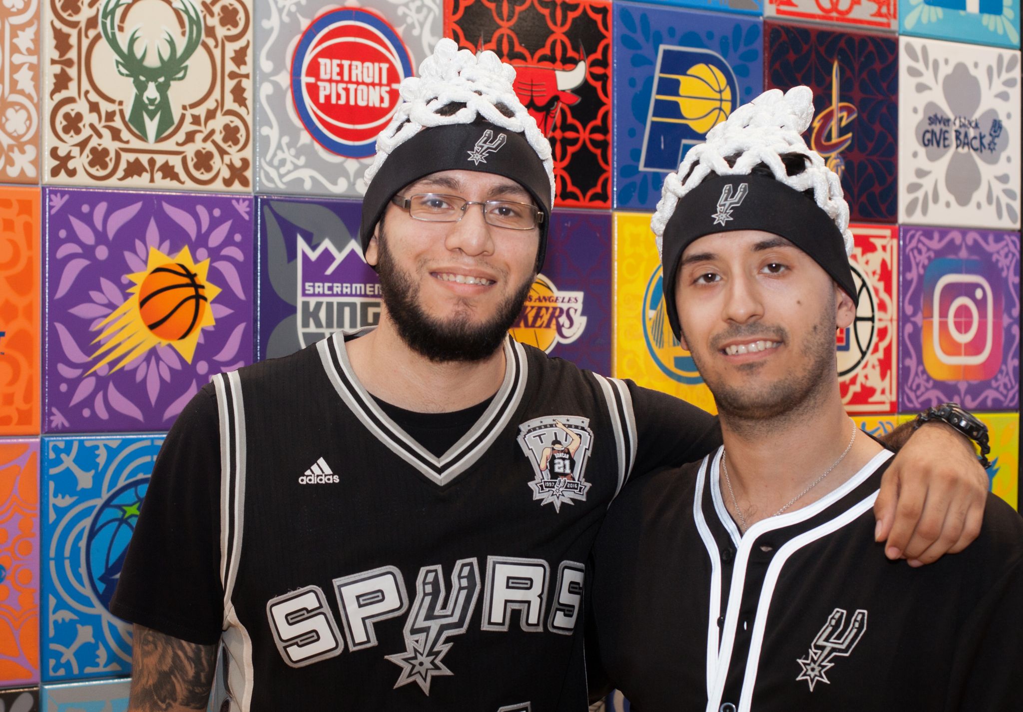 Photos: San Antonio Spurs fans show off their silver and black spirit