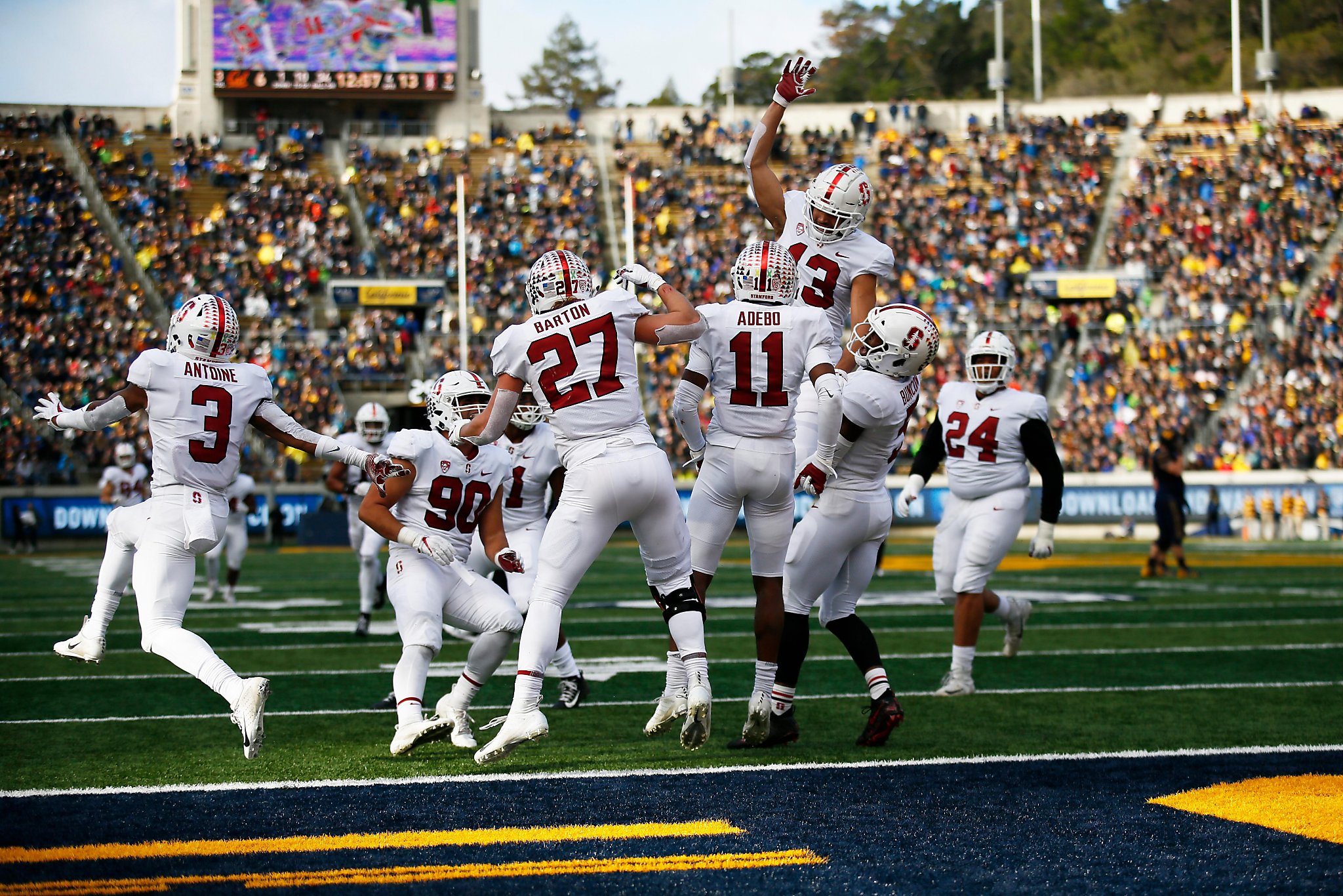 Stanford rides defense to 23-13 Big Game defeat of Cal