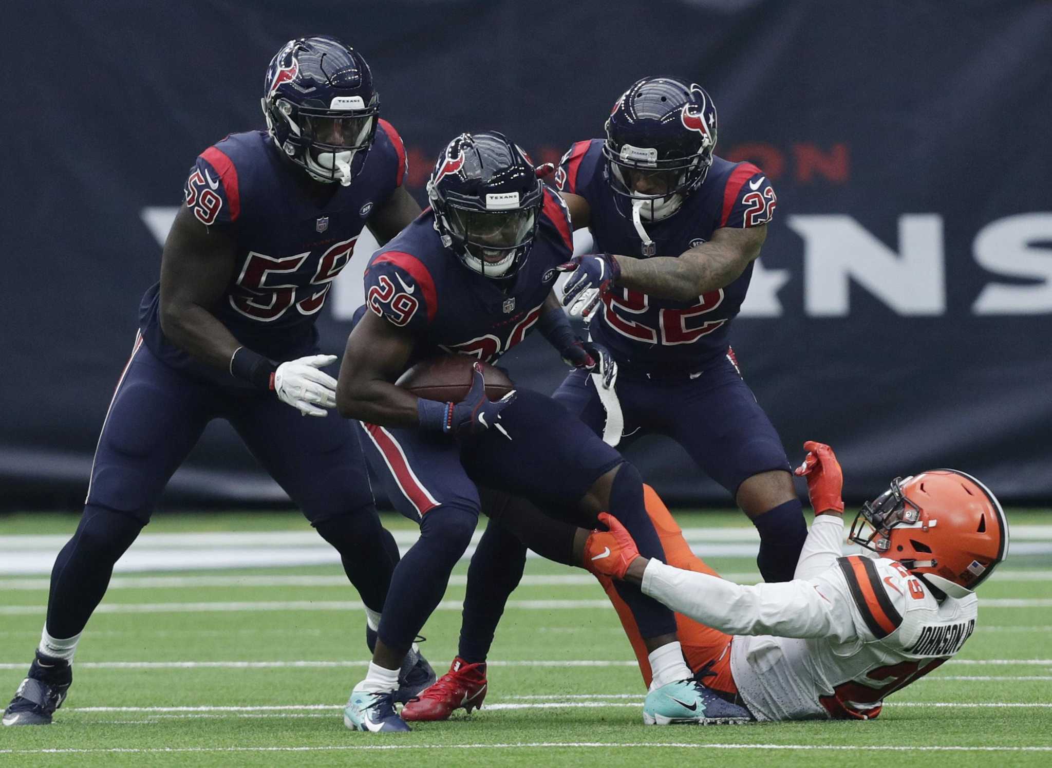 NFL: Texans get ninth straight win, 29-13 over Browns