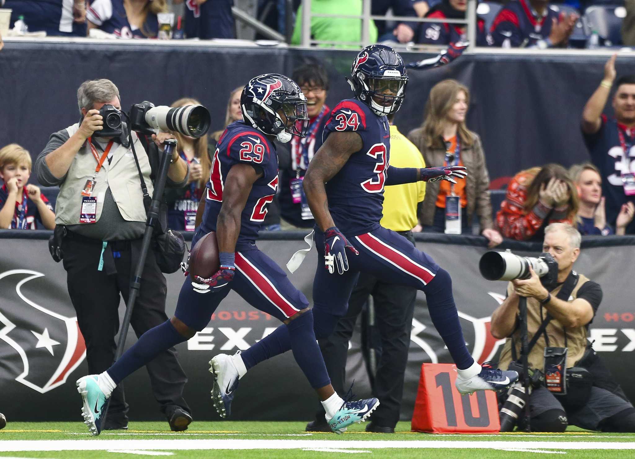 Interception especially significant for Texans' Andre Hal
