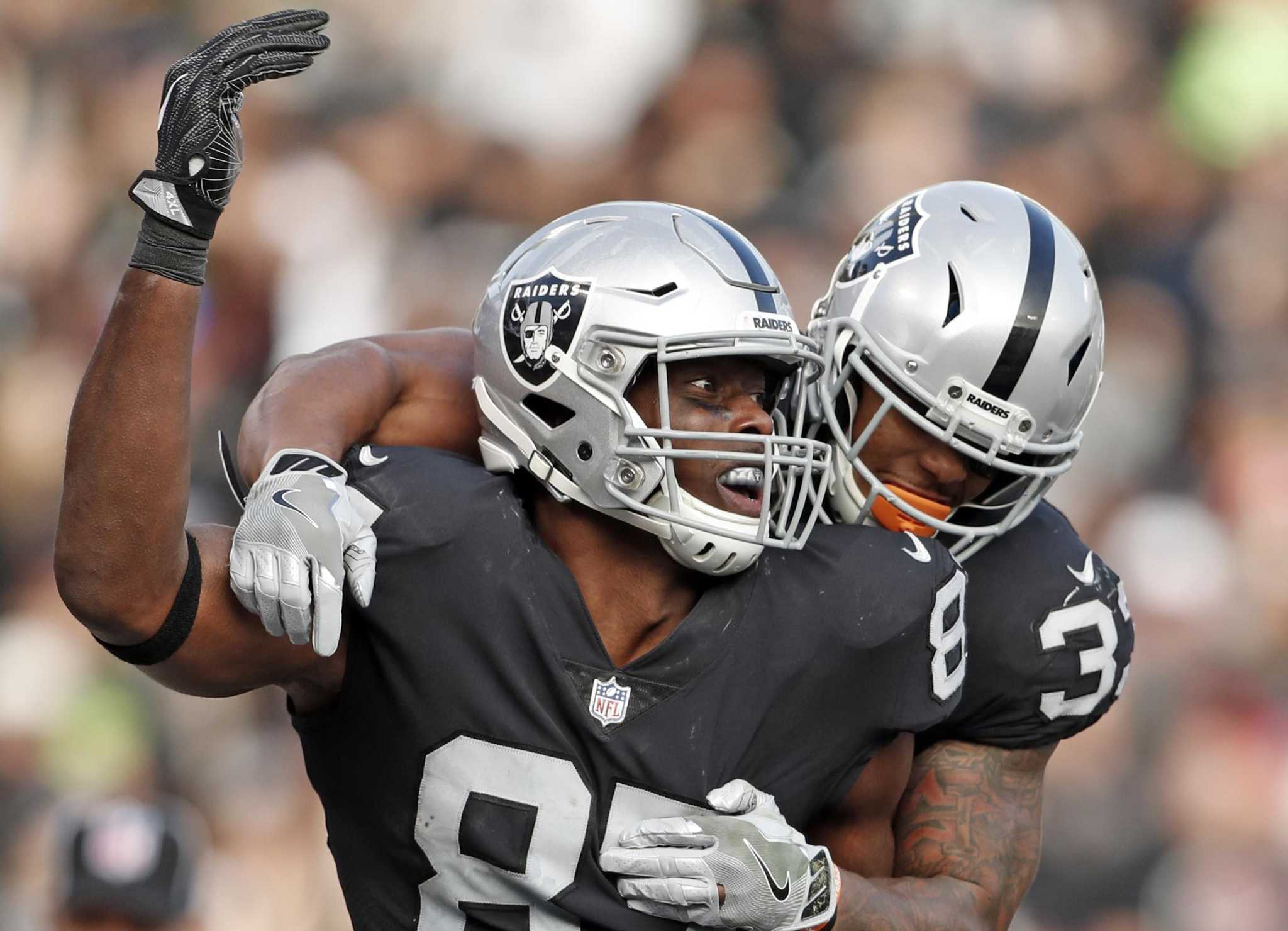 Raiders tight end Jared Cook shows worth with 6th TD of season