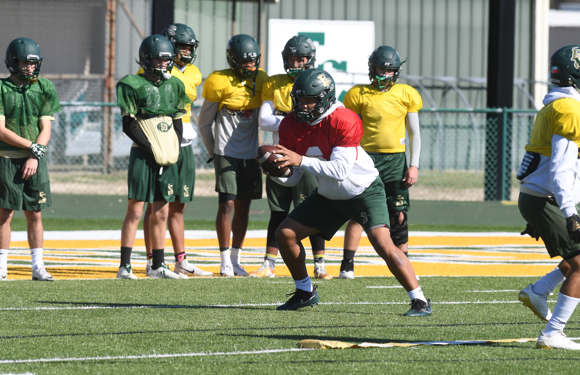 East Chambers' football team made school history