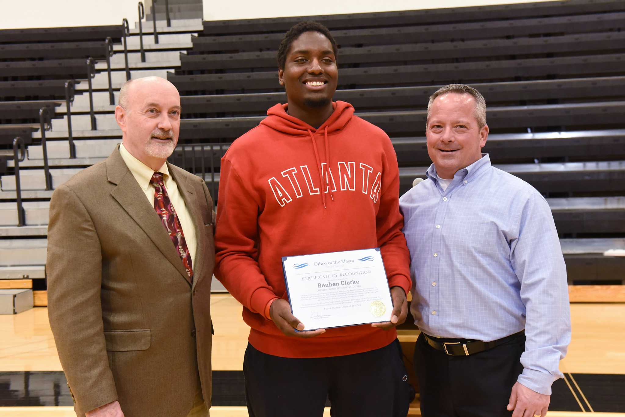 Troy mayor honors RPI athlete who stopped runaway train cars