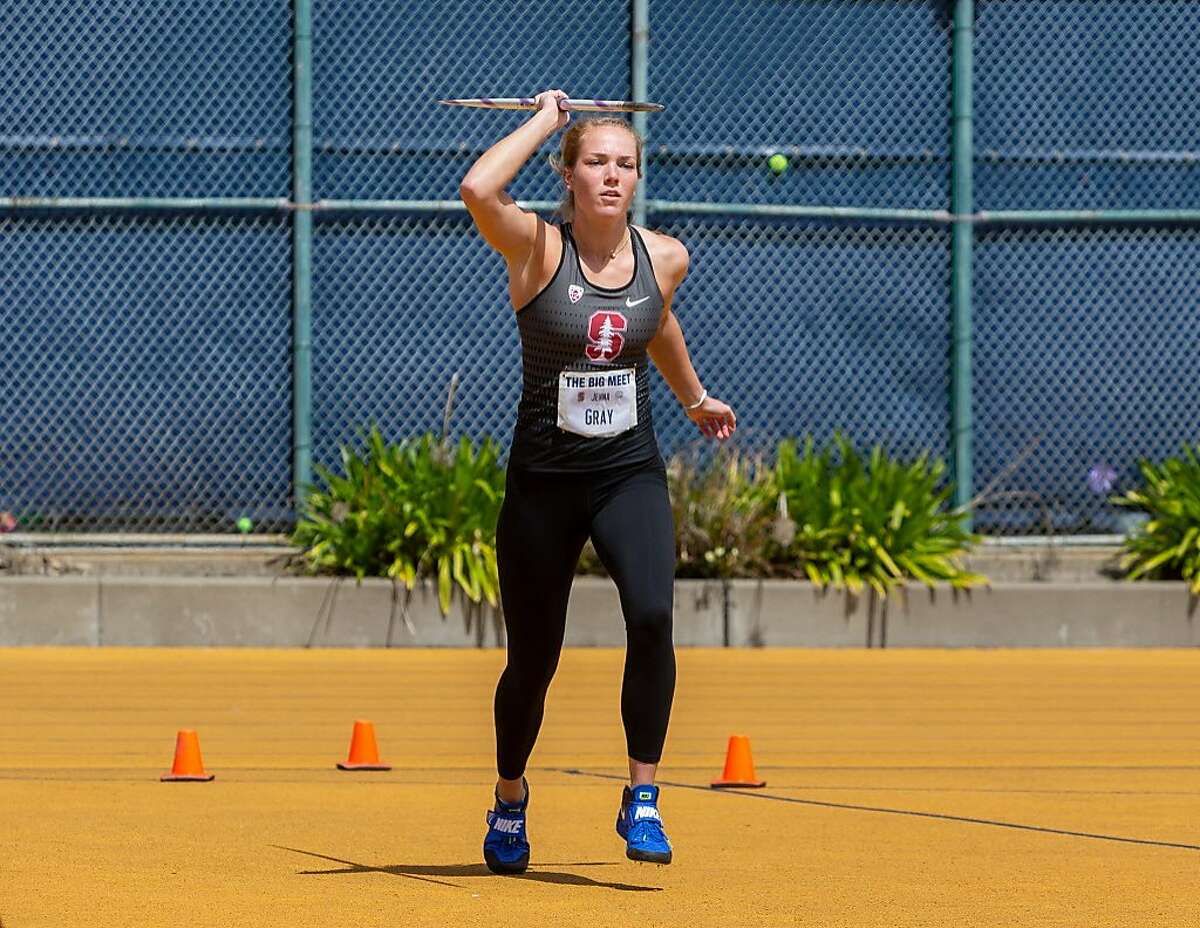 Stanford’s Jenna Gray blends volleyball and javelin seamlessly