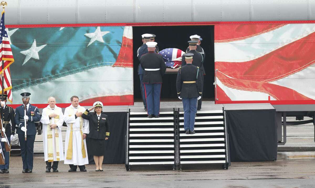 Exclusive: Inside the train carrying George H.W. Bush's casket
