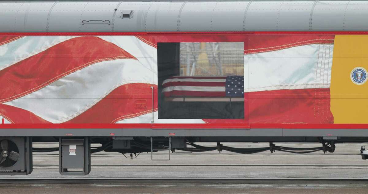 Exclusive: Inside the train carrying George H.W. Bush's casket