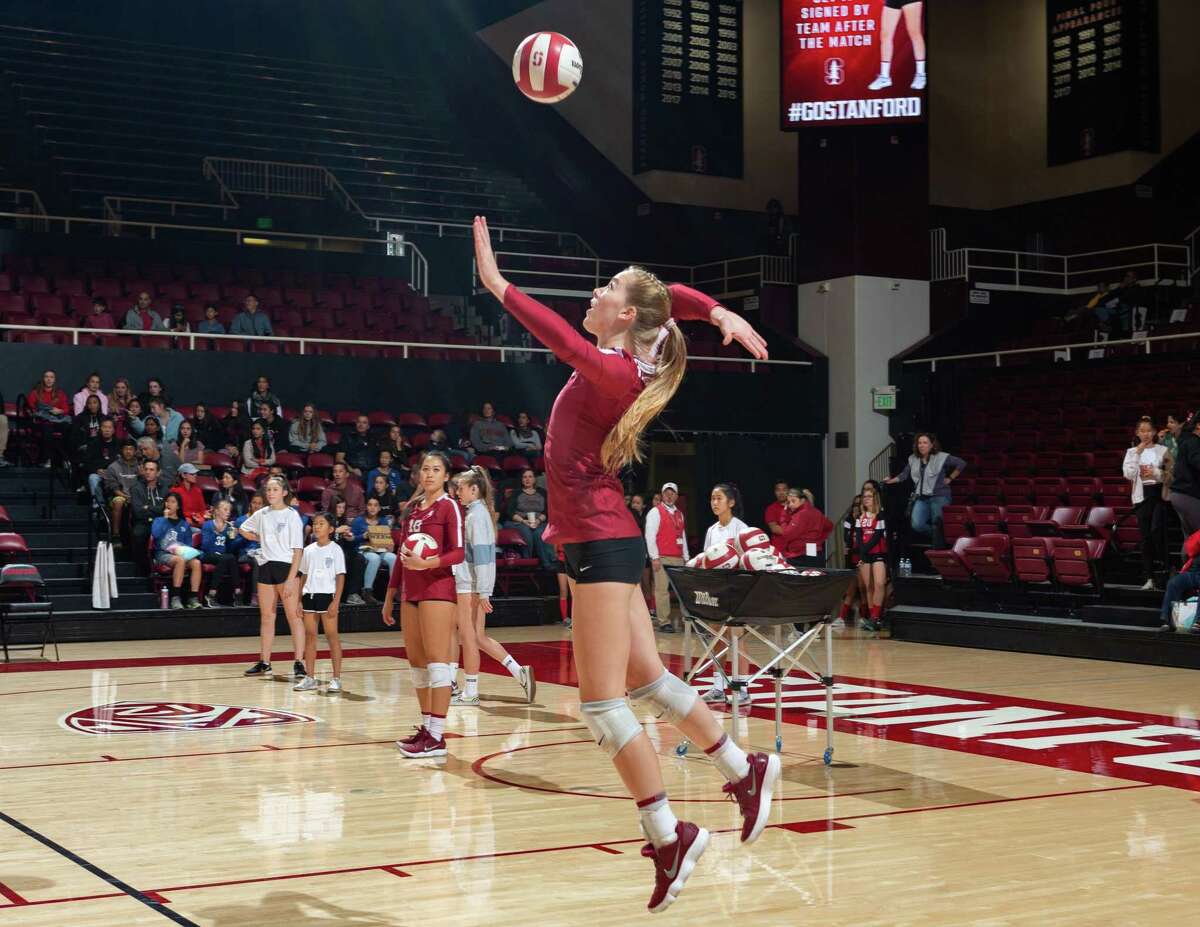 Stanford’s Jenna Gray blends volleyball and javelin seamlessly