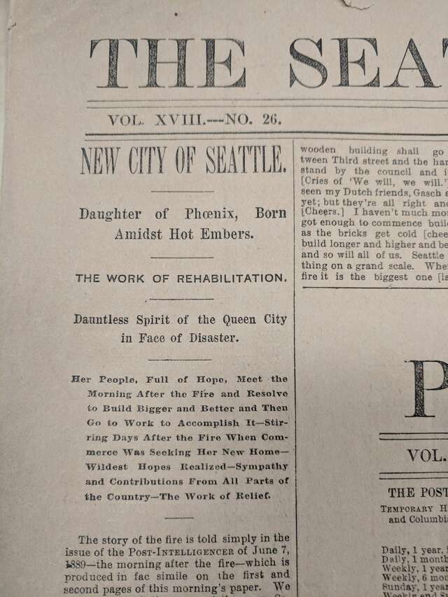 130 years ago: Seattle's Great Fire ignites in cabinet shop, consumes city