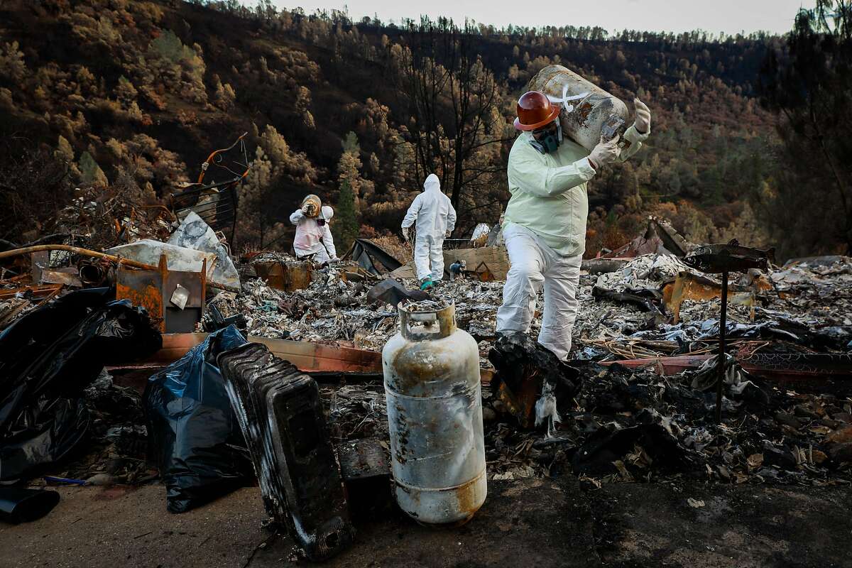 Camp Fire: Crews begin massive cleanup of hazardous materials left in ...