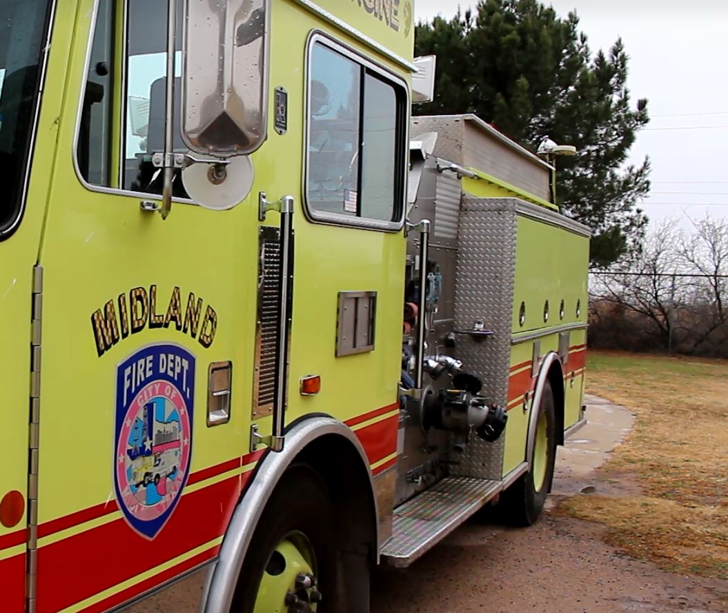 Midland Fire Department: Lightning strike sparks structure fire