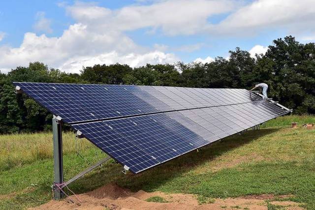 Two solar farms advance in county