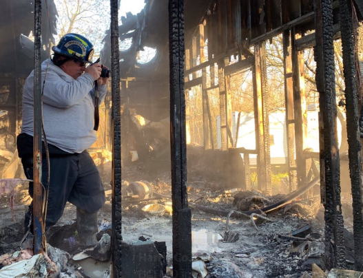 Woman injured in house fire in Crosby