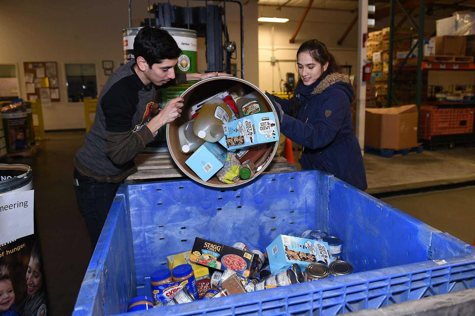 As workers and students struggle, food banks are becoming a necessity