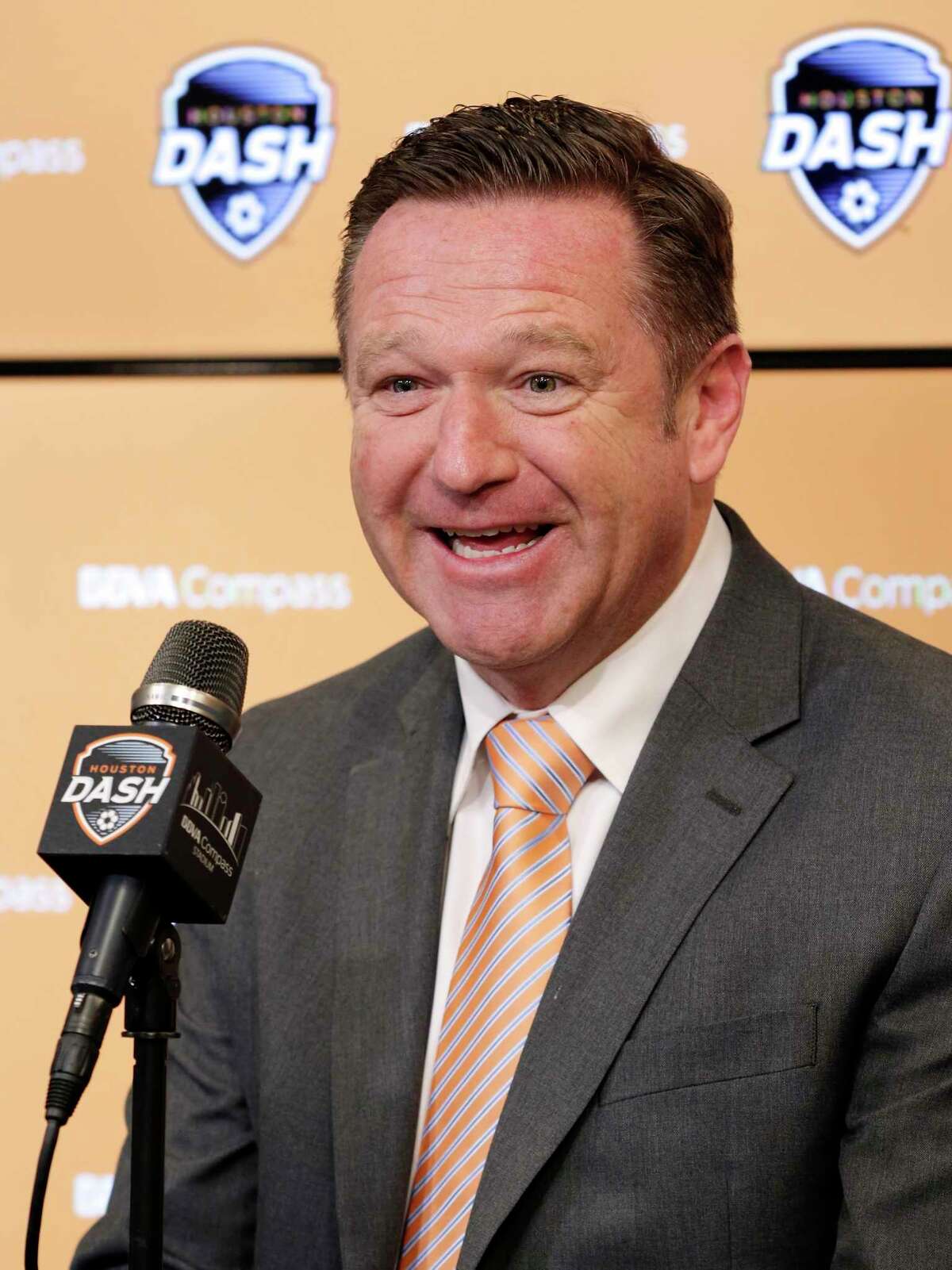 New Dash coach James Clarkson's introductory news conference