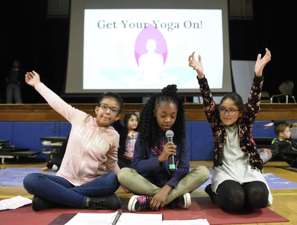 Tracey School students show off “cluster projects”