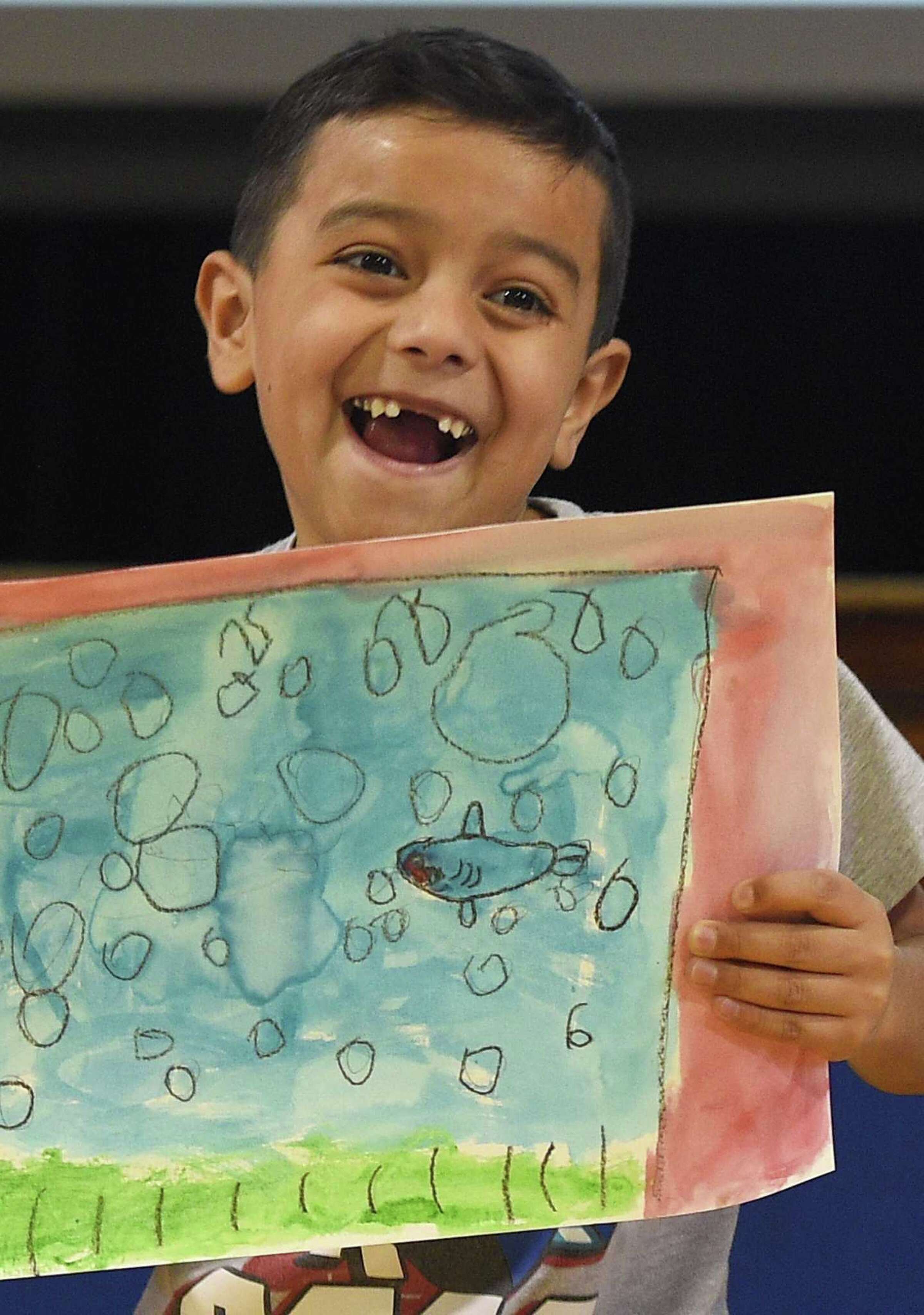 Tracey School students show off “cluster projects”