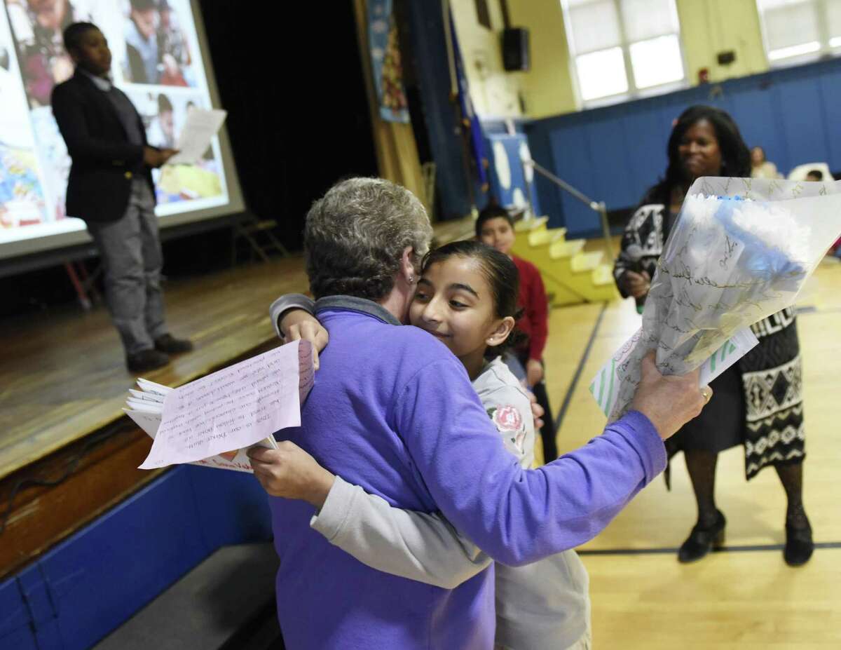 Tracey School students show off “cluster projects”