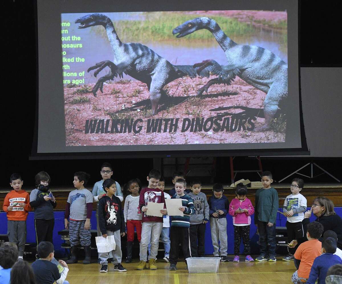 Tracey School students show off “cluster projects”