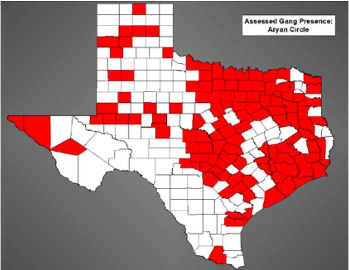 13 gangs that have a presence in Midland, West Texas