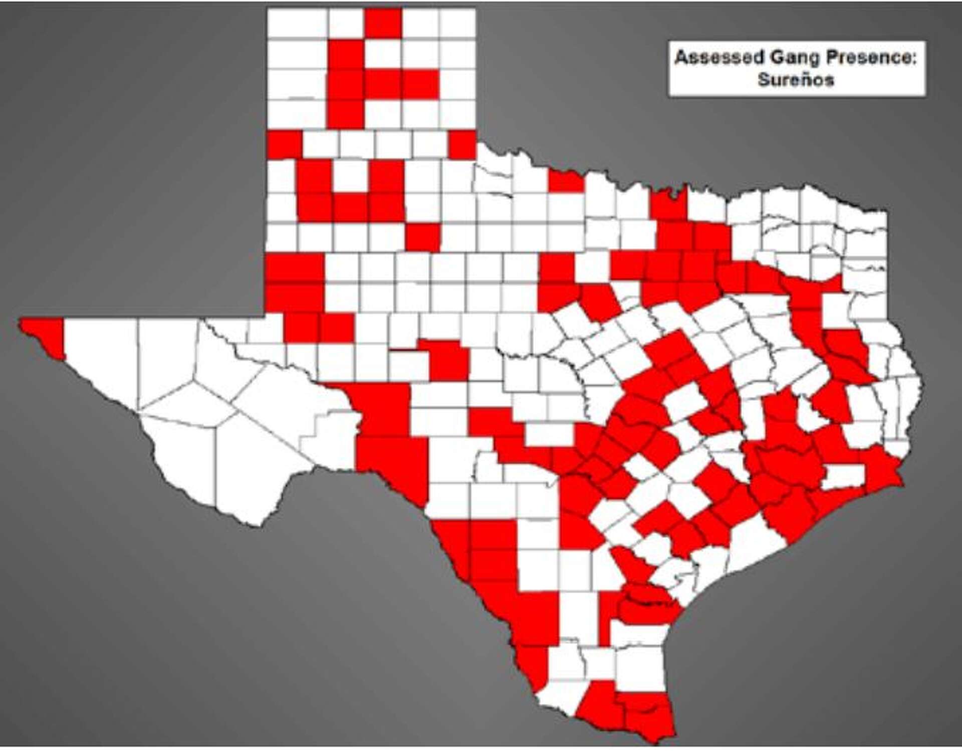13 gangs that have a presence in Midland, West Texas