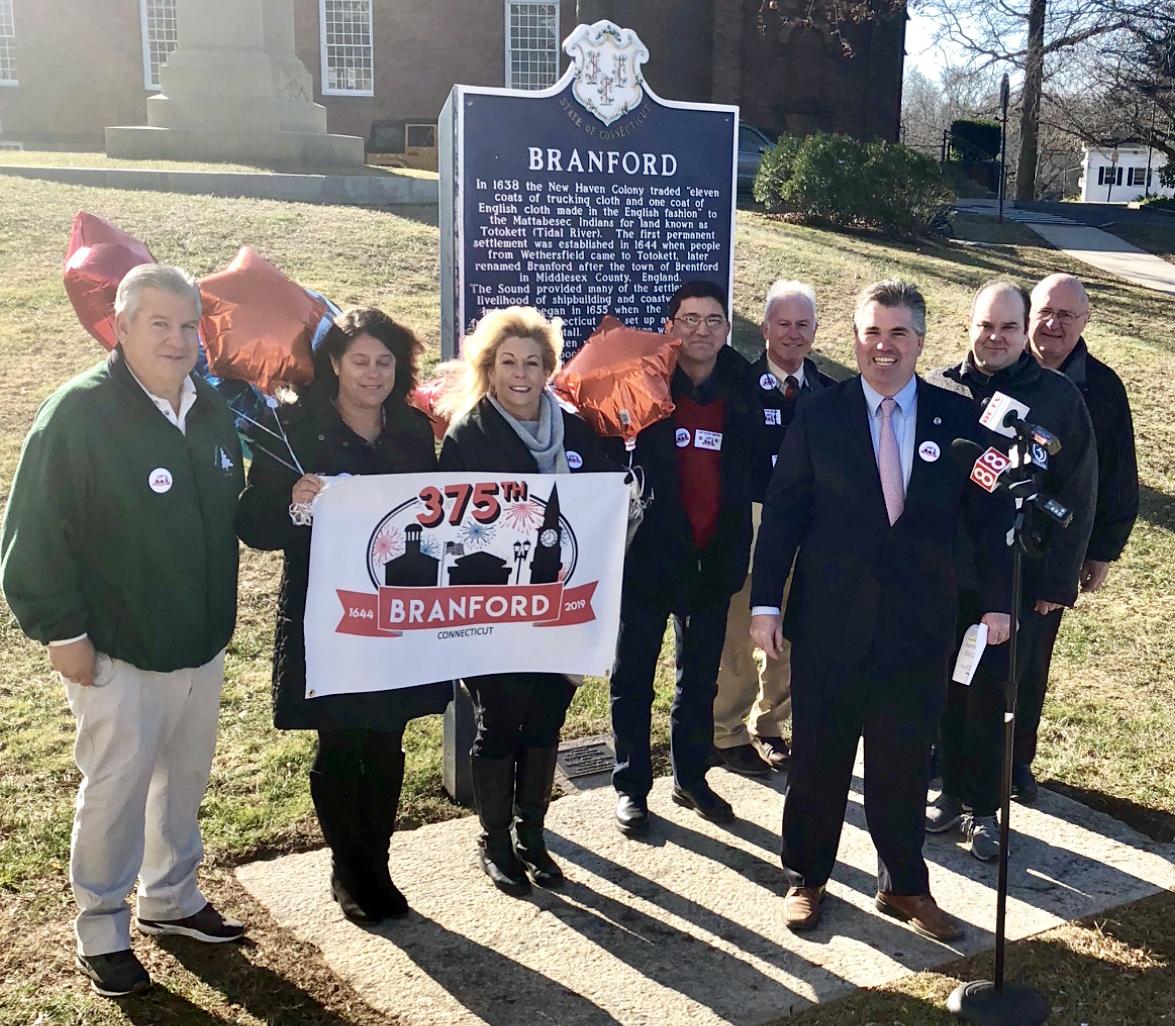 Branford announces year-long 375th birthday bash