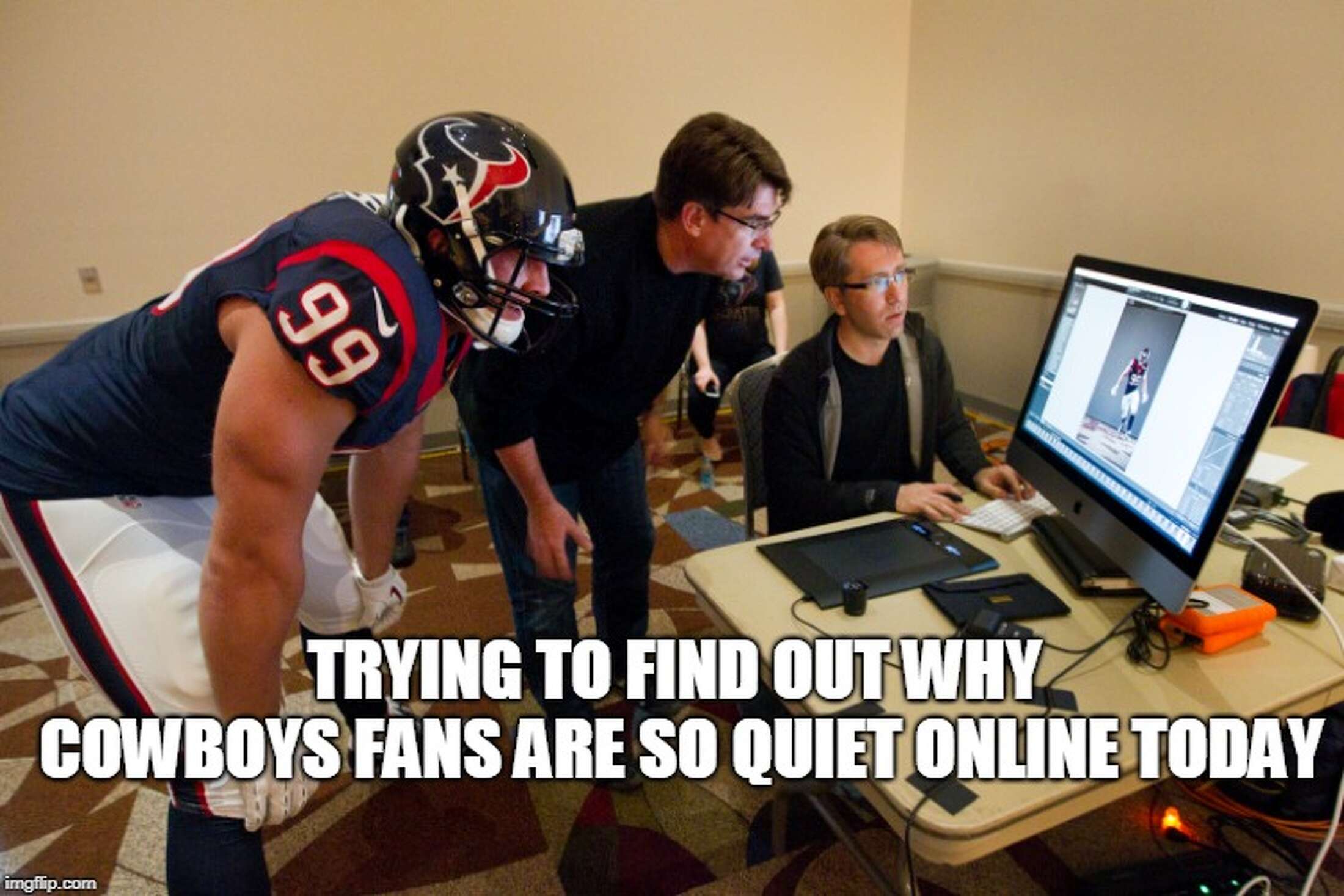 Texans win, Cowboys lose: A great combination for memes