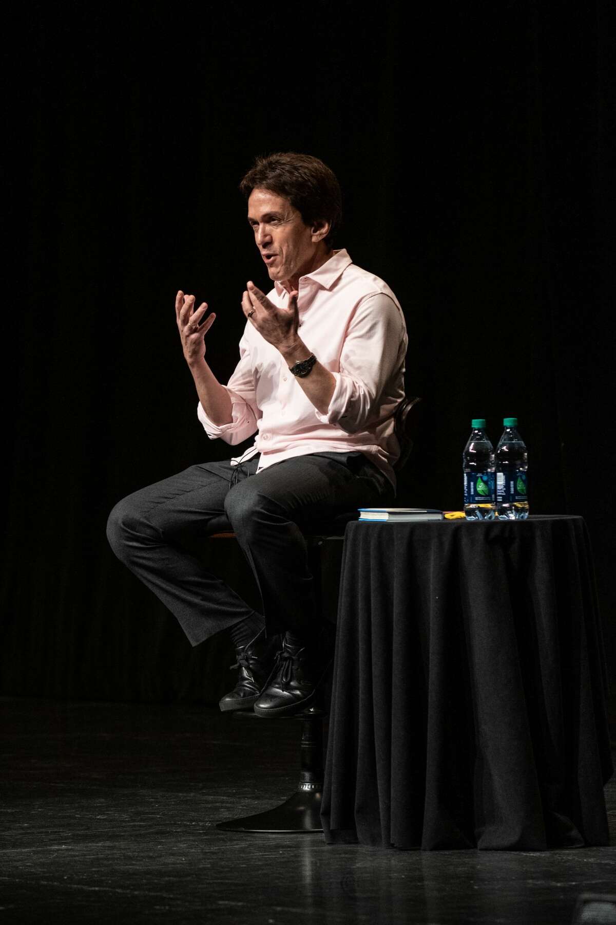 Mitch Albom talks about his latest book at MCFTA