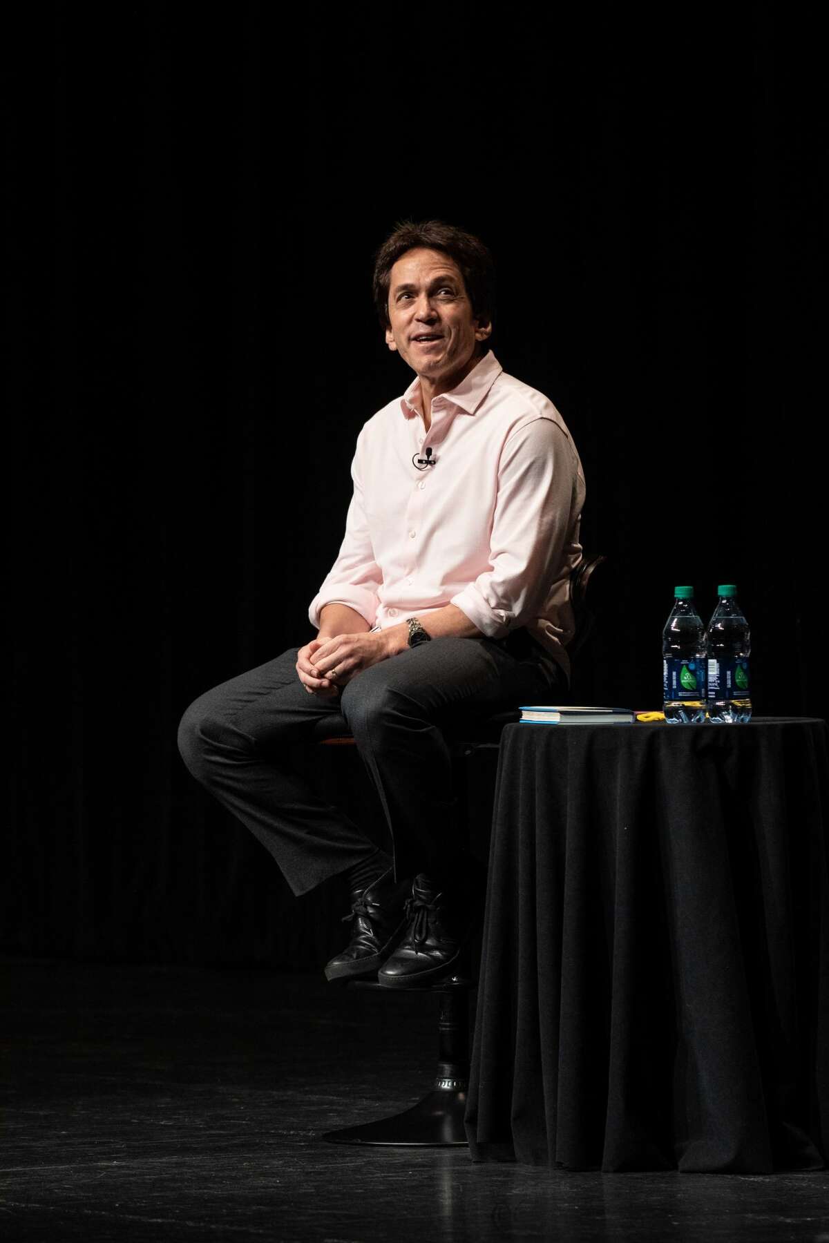 Mitch Albom talks about his latest book at MCFTA