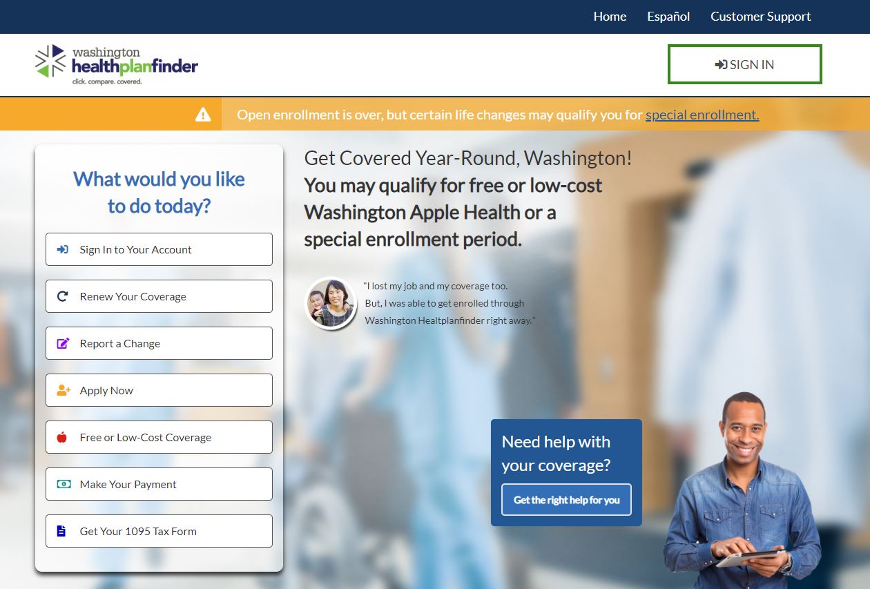Deadline extended to enroll in Washington state health benefits
