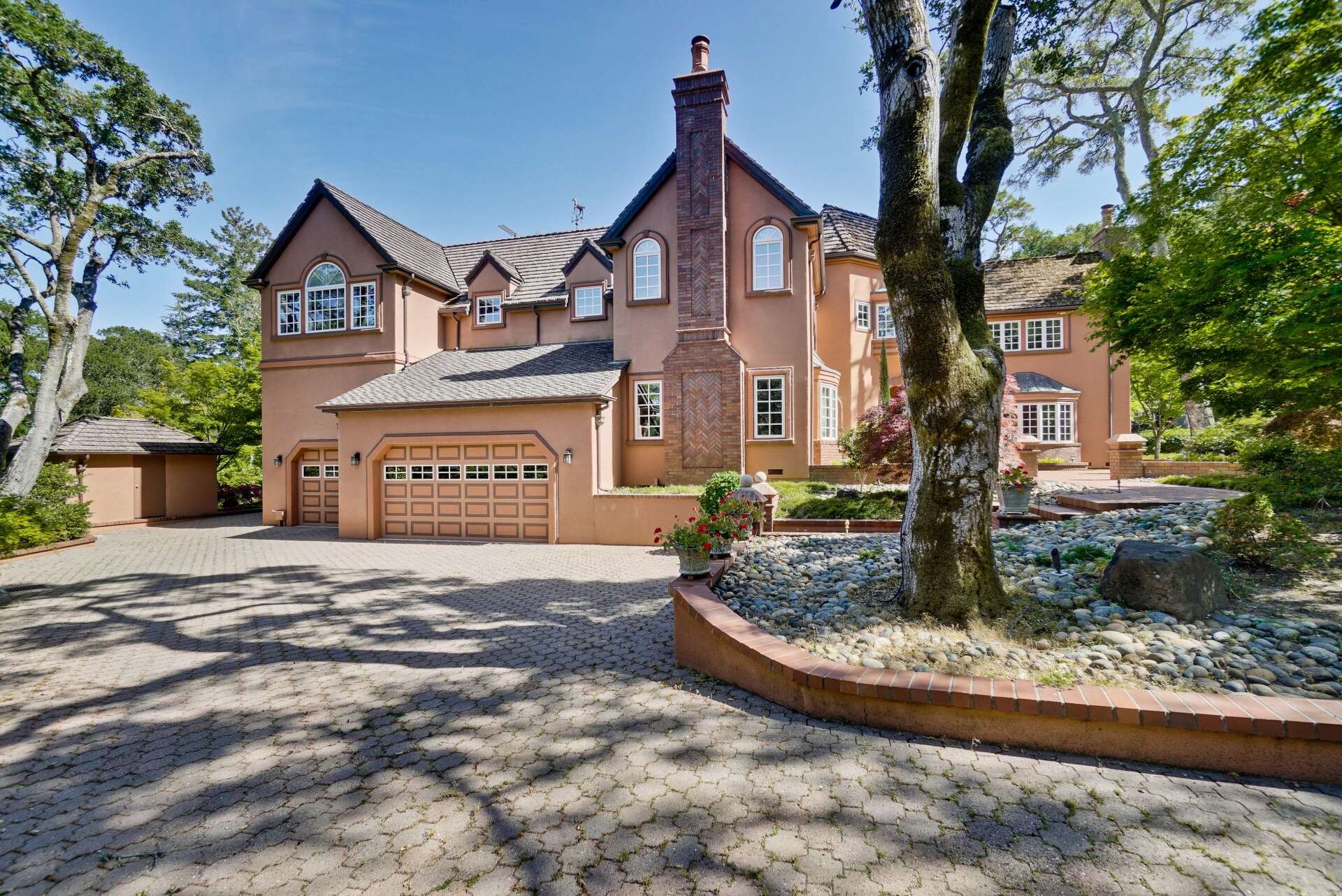 After sitting on the market for 7 years, over-the-top Woodside mansion ...