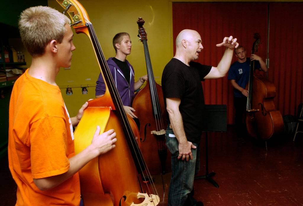 Jazz students take notes from the pros