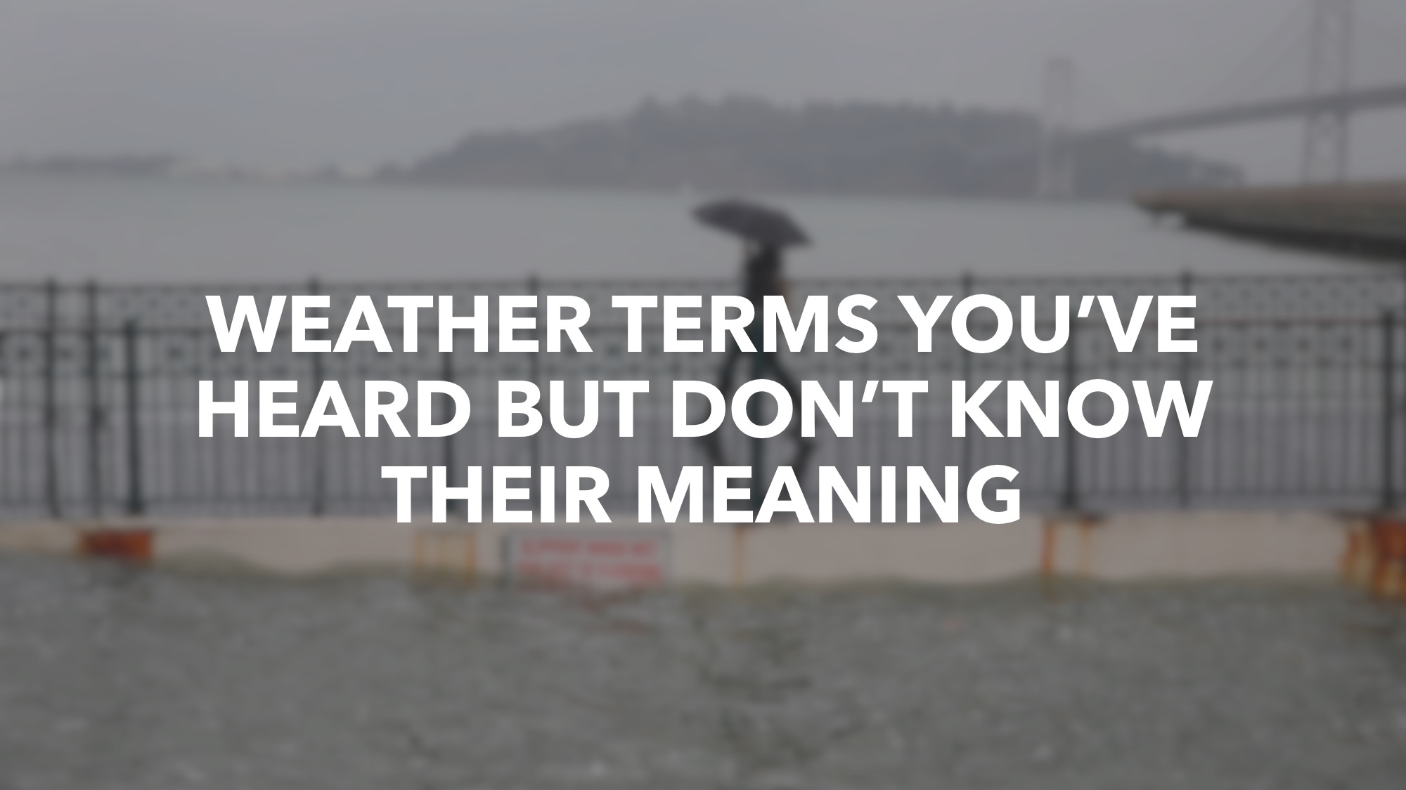 Weather Terms