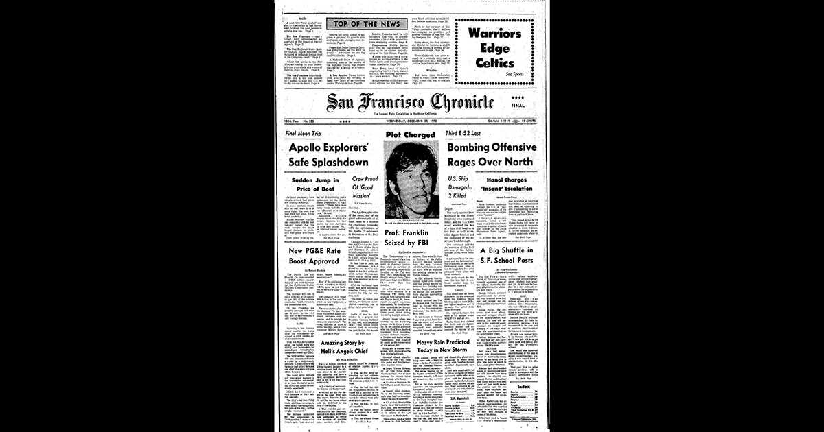 Chronicle Covers: A front page worth its weight in words