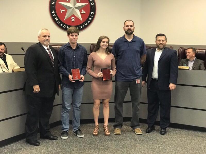 Huffman ISD recognizes Academic All-State student athletes