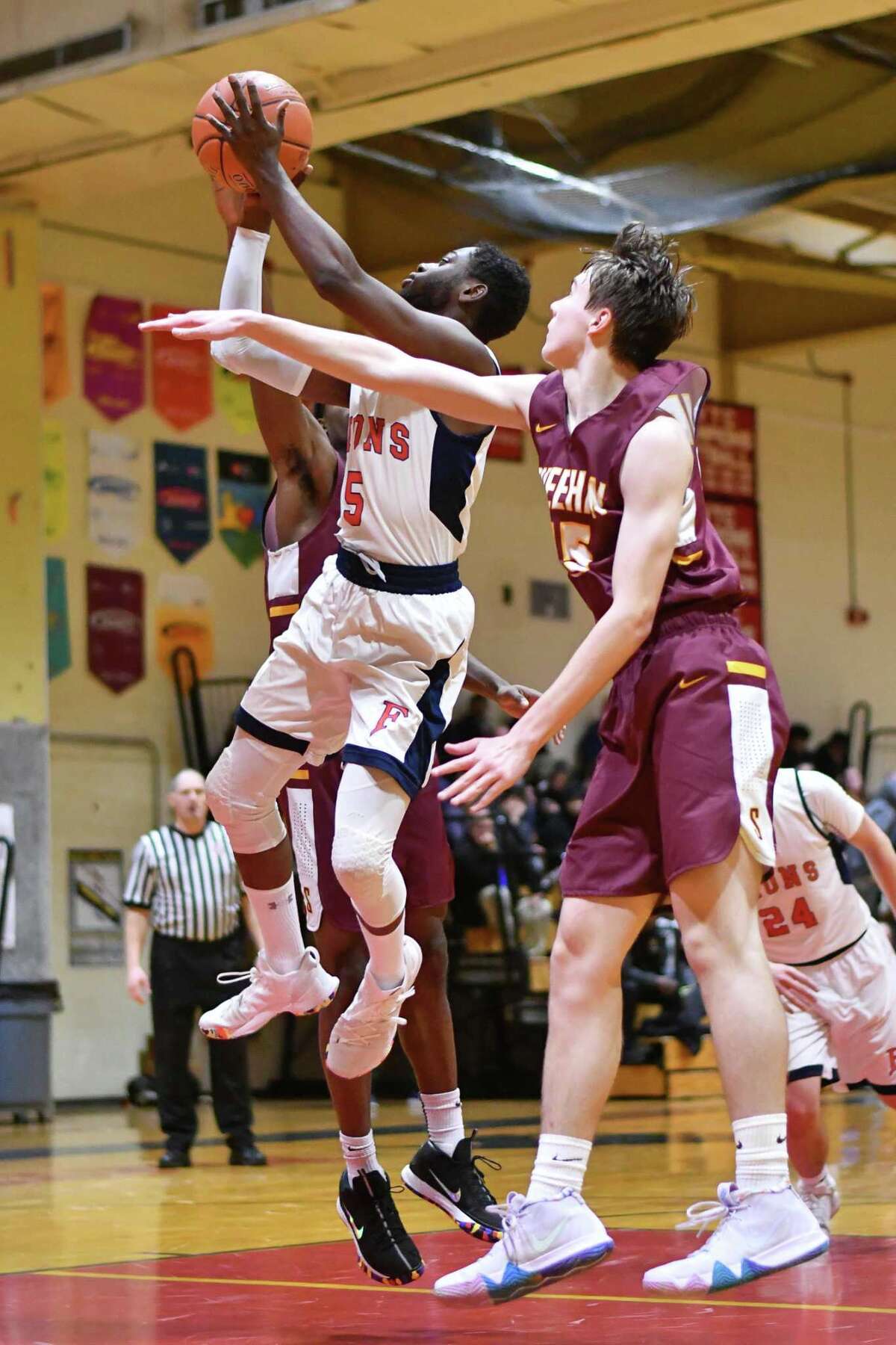 Photos: Sheehan vs. Foran boys basketball