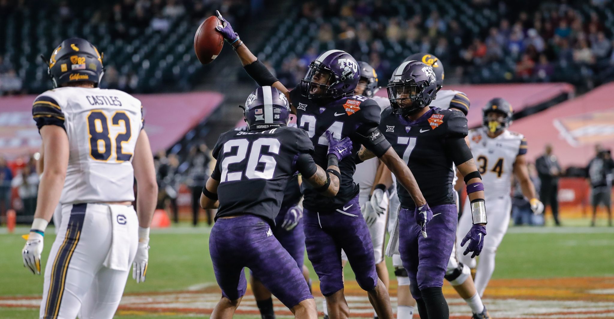 TCU beats Cal in overtime of wild Cheez-It Bowl