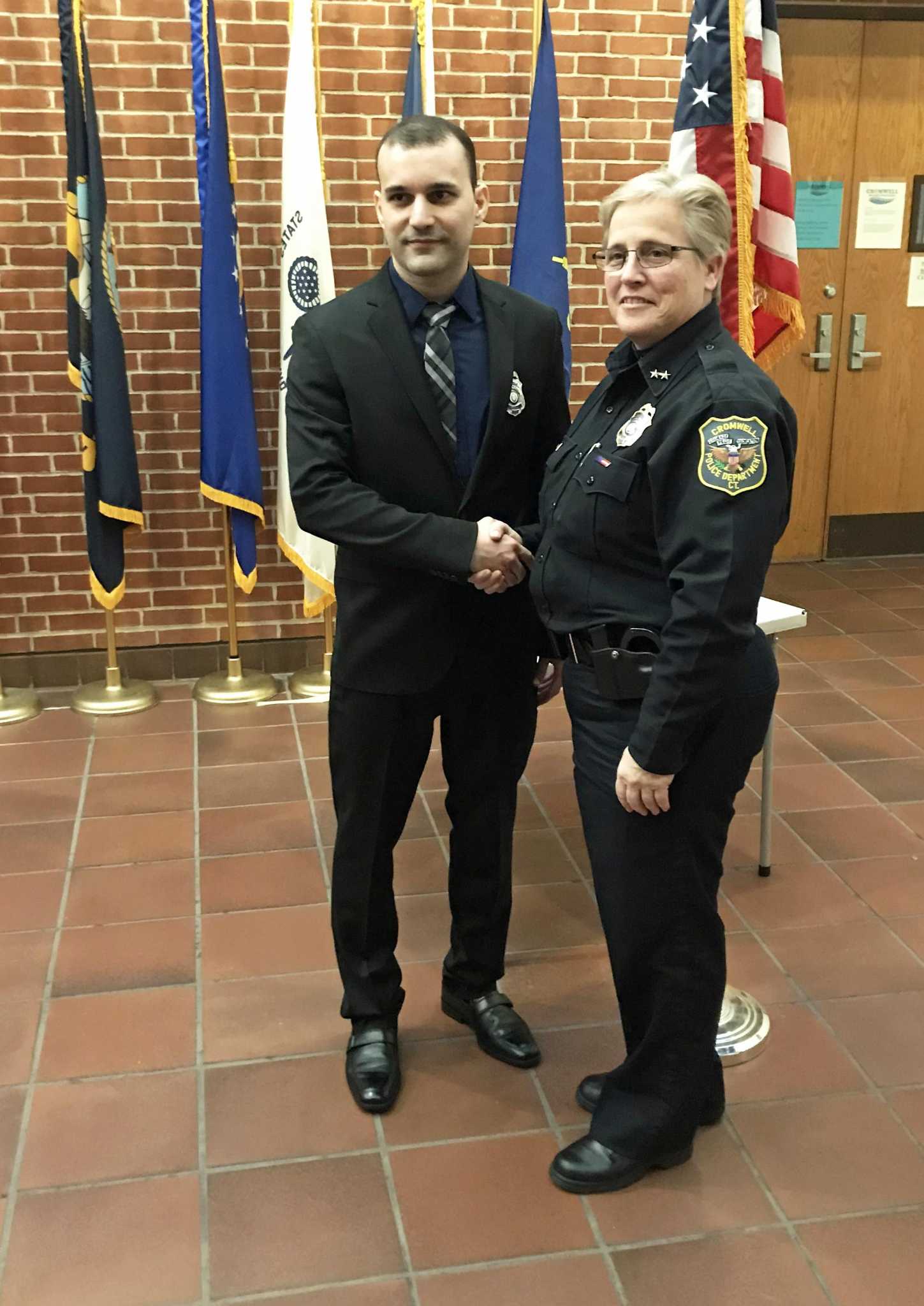 Cromwell’s newest officer living American Dream