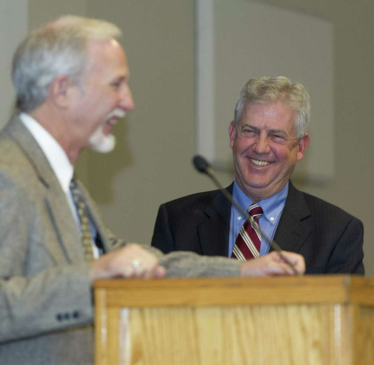 Keough sworn in as Montgomery County judge along with other elected ...