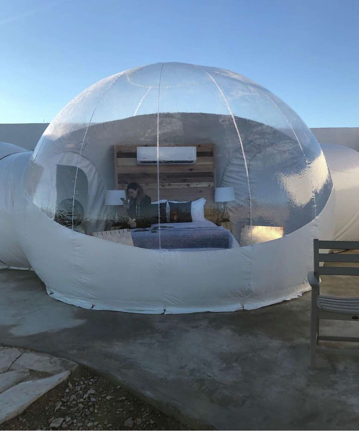 Book a bubble under the Texas stars at Basecamp Terlingua