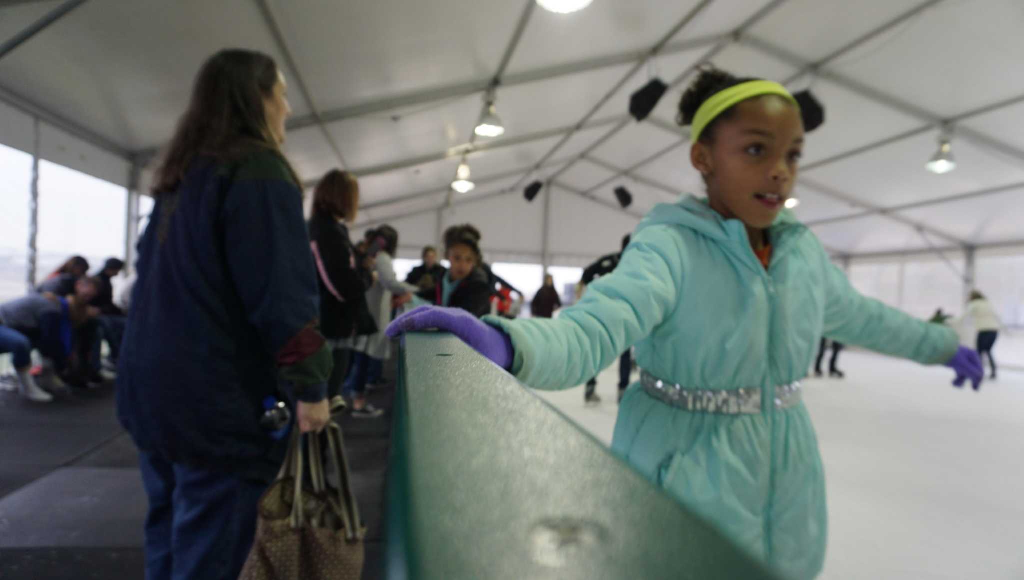 Ice rink at Valley Ranch garners warm reception