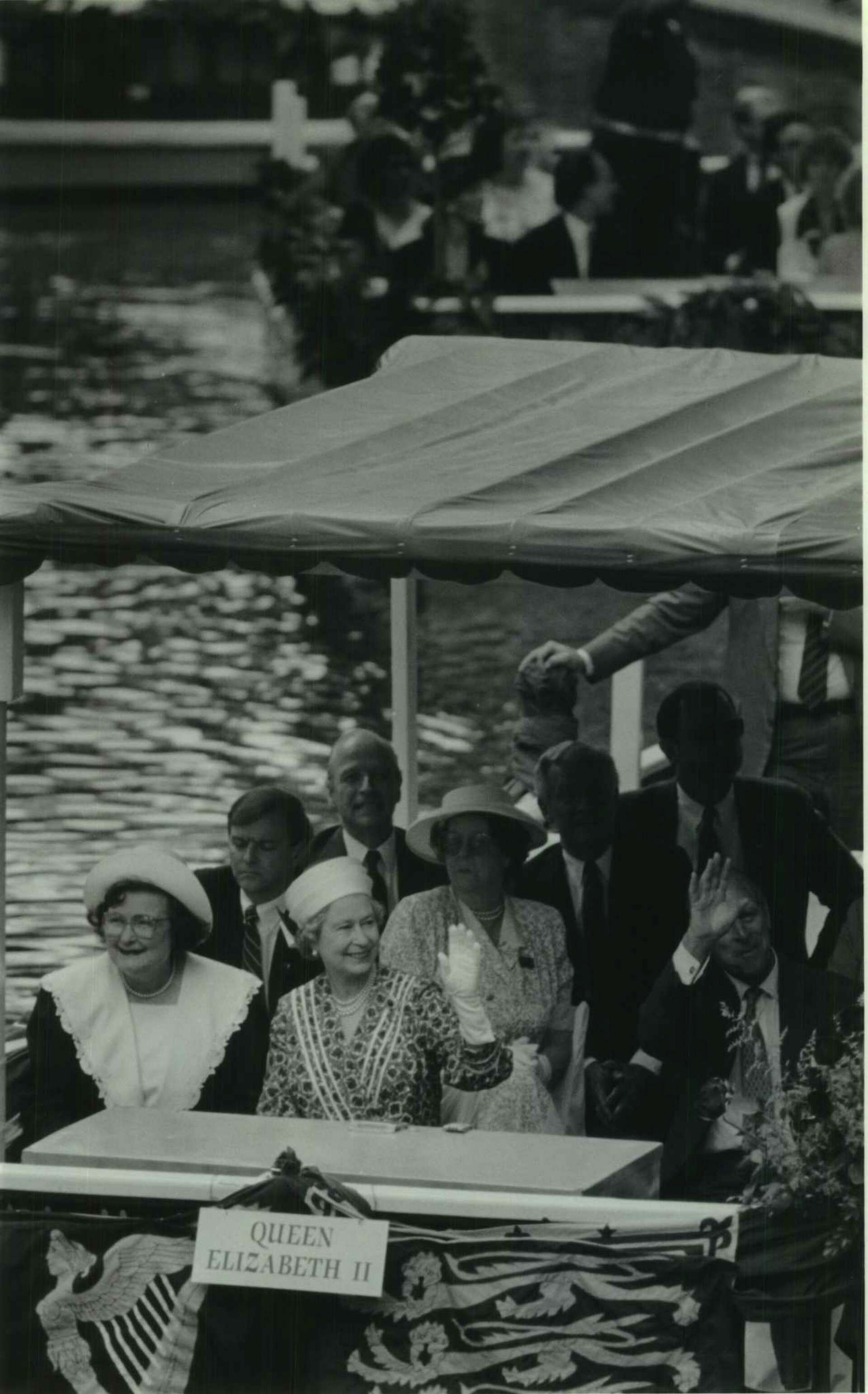 Queen Elizabeth II visited San Antonio in 1991