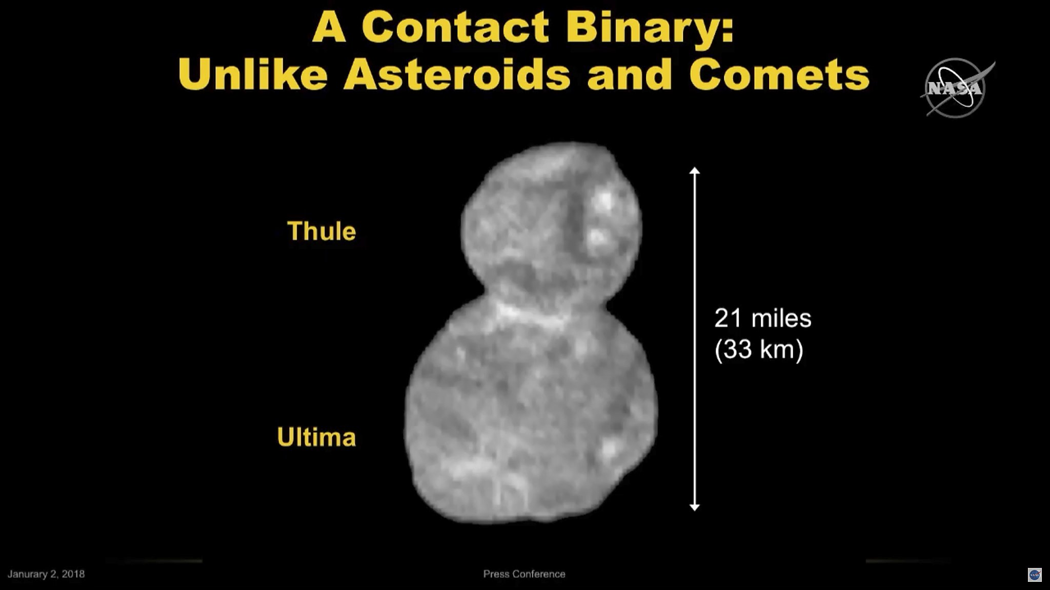NASA: Icy object past Pluto looks like reddish snowman