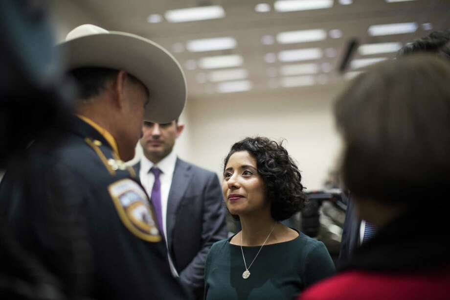 On second day in office, Harris County Judge Lina Hidalgo faces ...