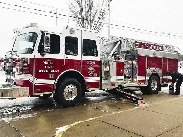 Firefighters debut almost $1 million ladder vehicle