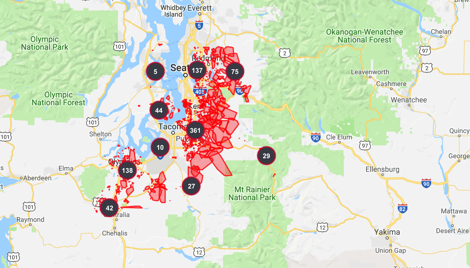 Seattle wakes up to some remnants from Saturday's wind storm