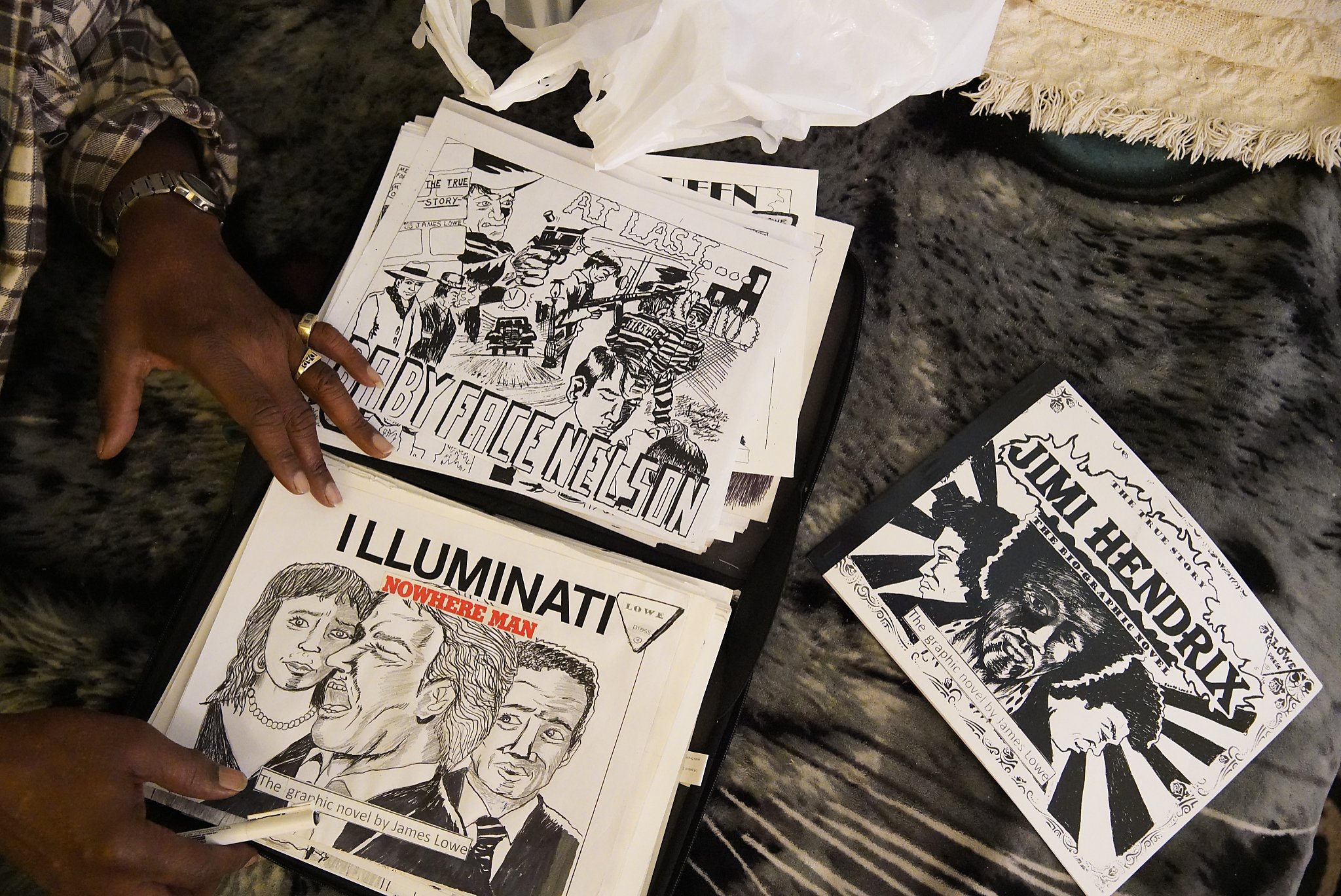 A tale of redemption: James Lowe’s graphic novels draw on his harsh ...