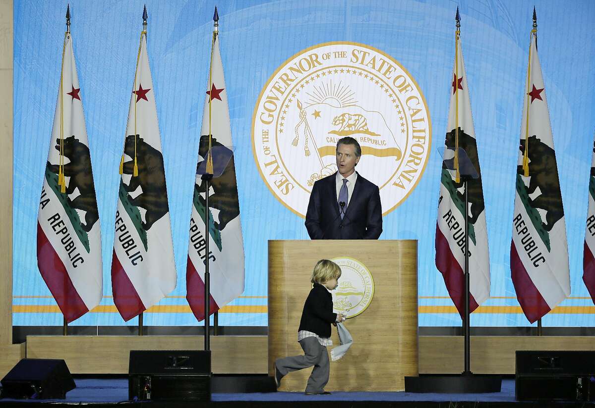 Gov. Gavin Newsom promises a ‘progressive, principled’ California