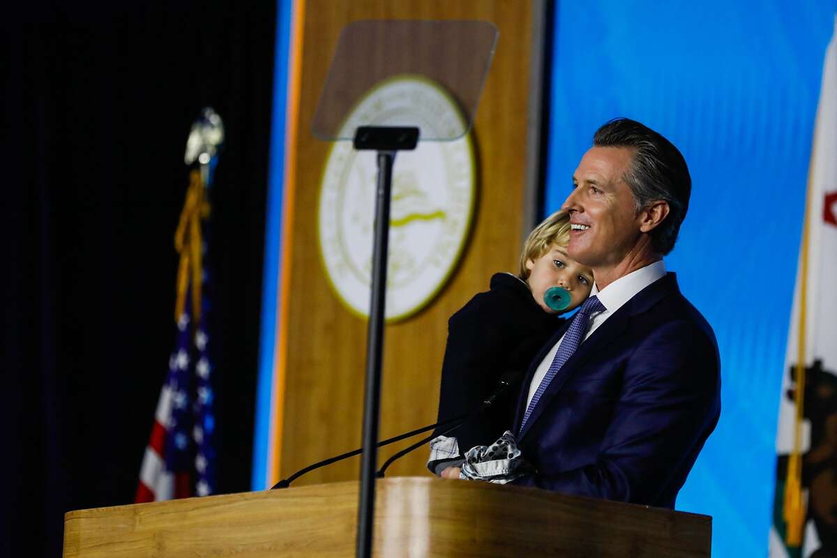 Gov. Gavin Newsom promises a ‘progressive, principled’ California